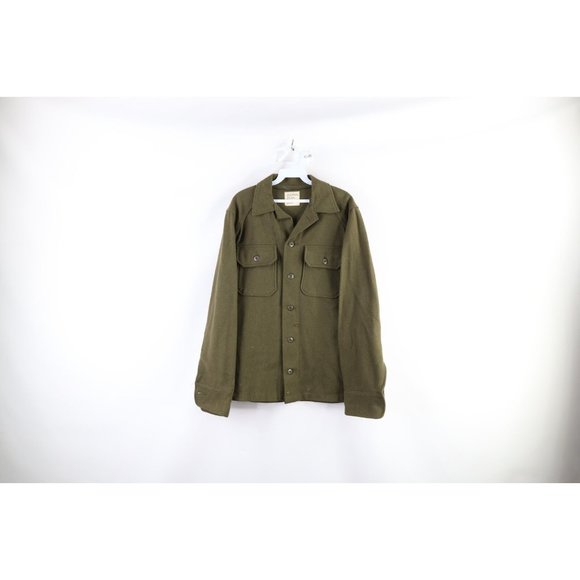 Vintage | Shirts | Vintage 7s Vietnam War Mens Small Distressed Wool ...